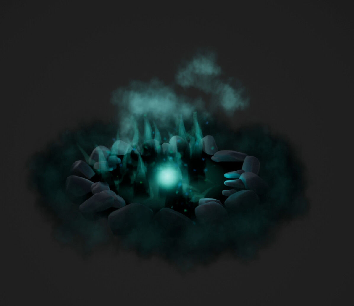 ArtStation - Cursed Campfire