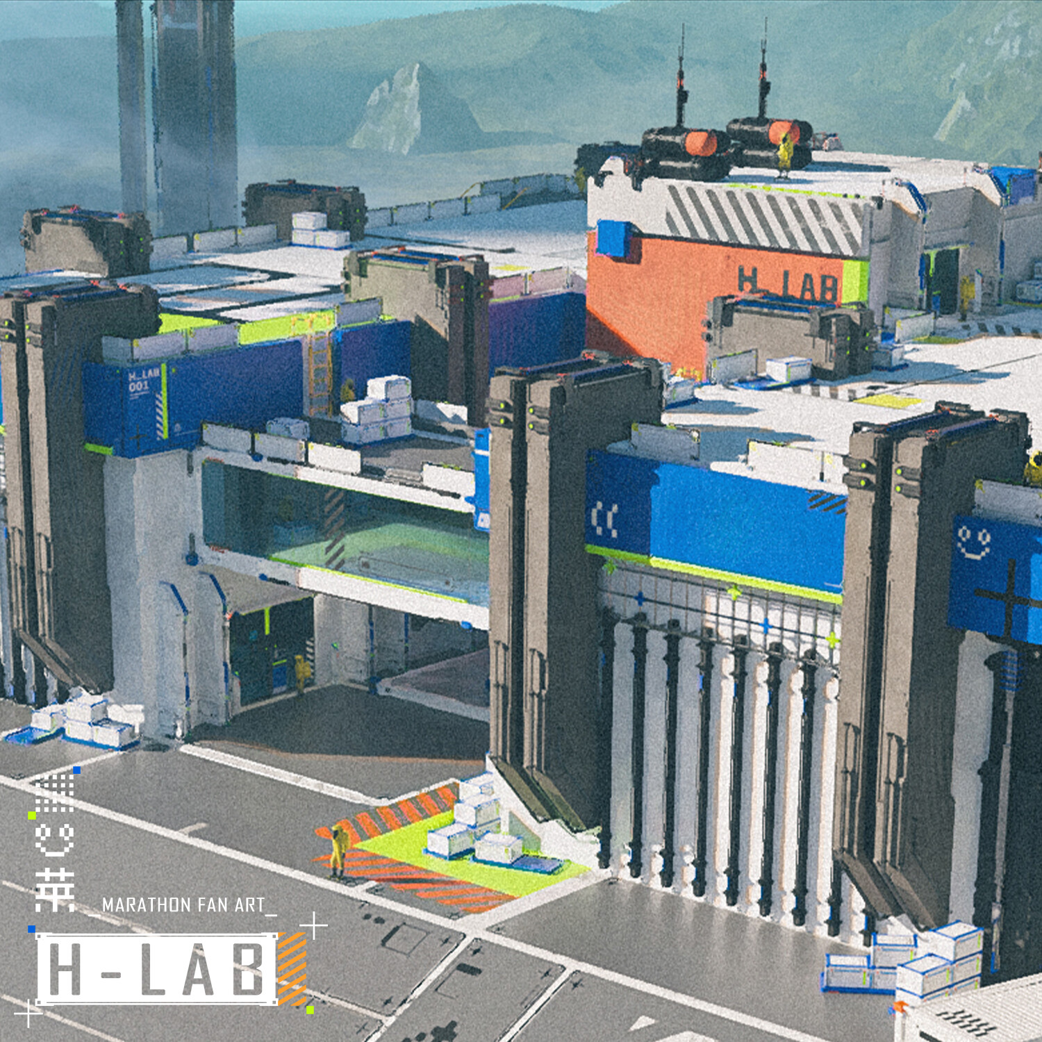 ArtStation - H_LAB周边环境及其相关设定
