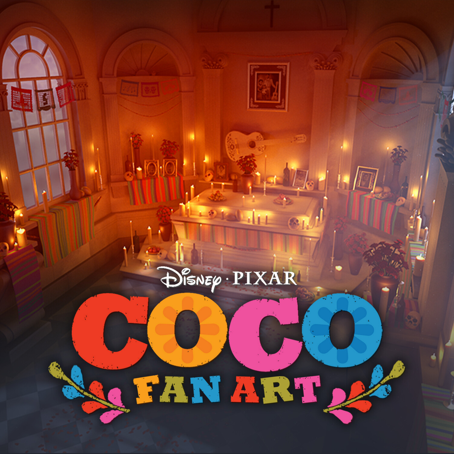 ArtStation - Hector's Ofrenda - COCO Fan Art