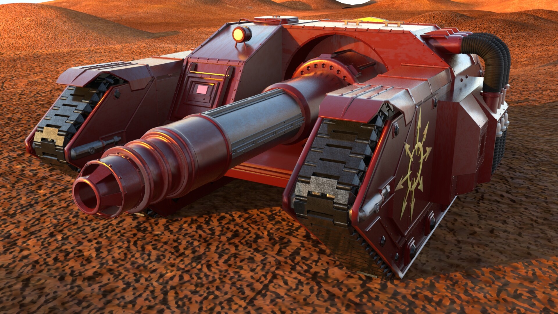 ArtStation - Tank Blood Pact Warhammer 40000