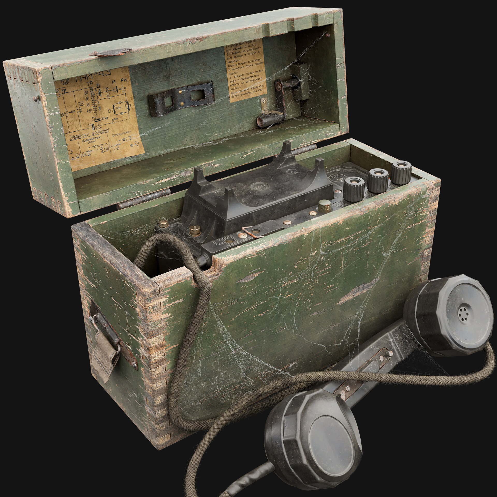 ArtStation - TAI-43 | Military field phone