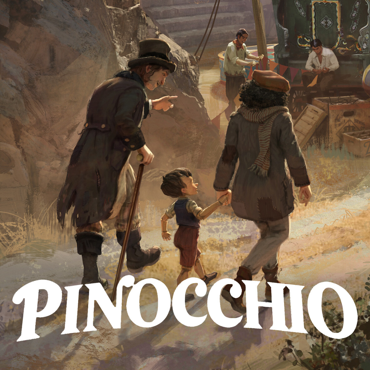 ArtStation - Pinocchio (2022) - Stromboli's backstage