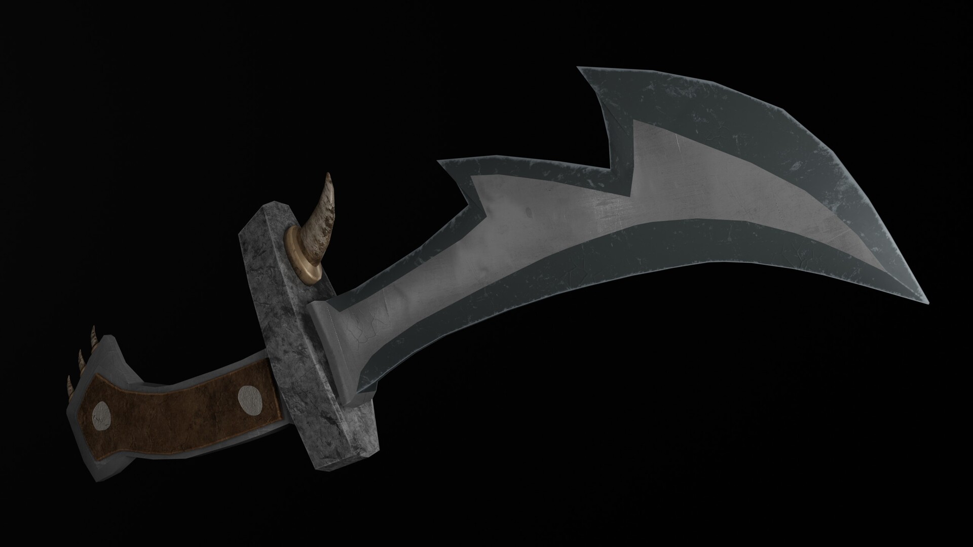 ArtStation - Orc Dagger with Fangs