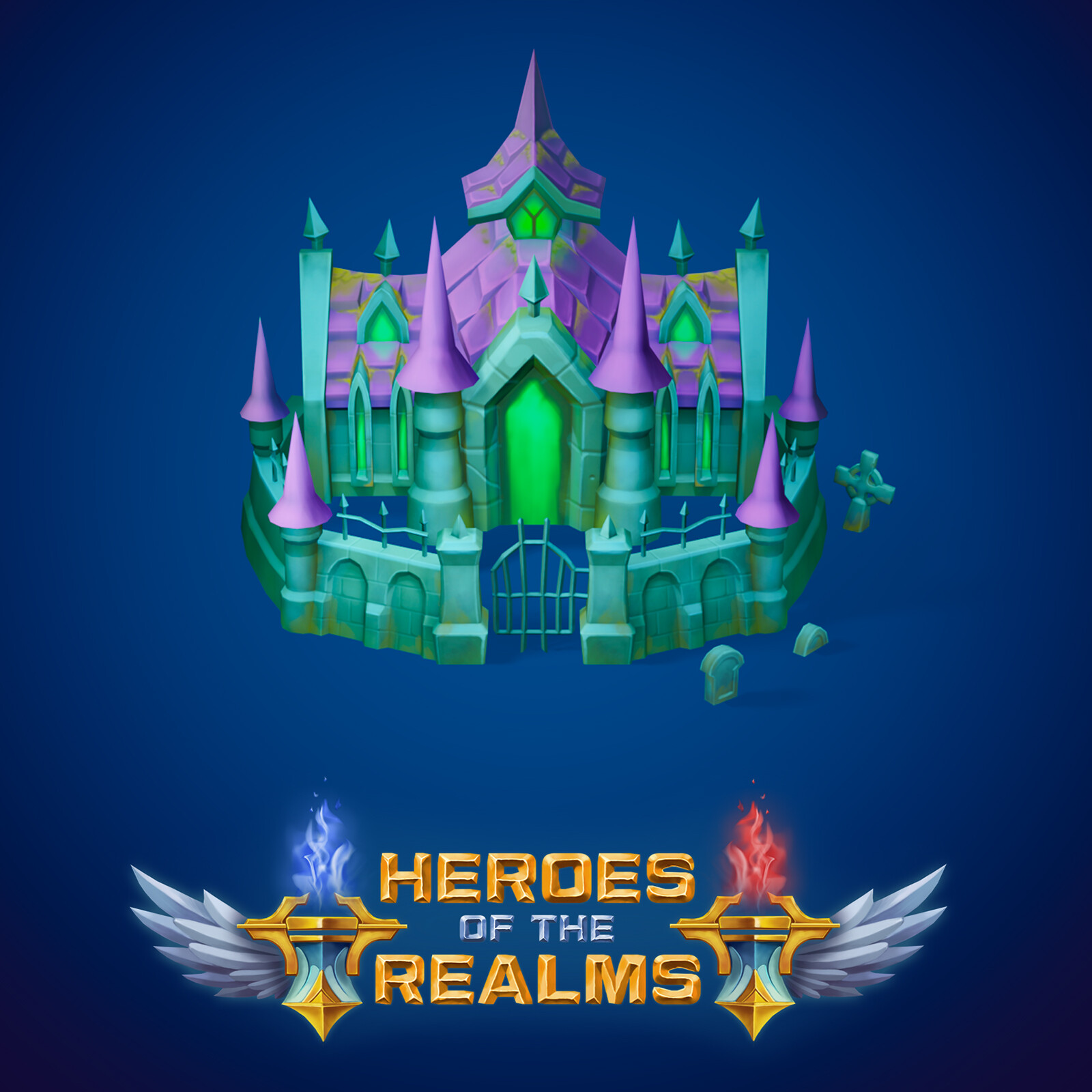 ArtStation - Undead castle - Heroes of the Realms