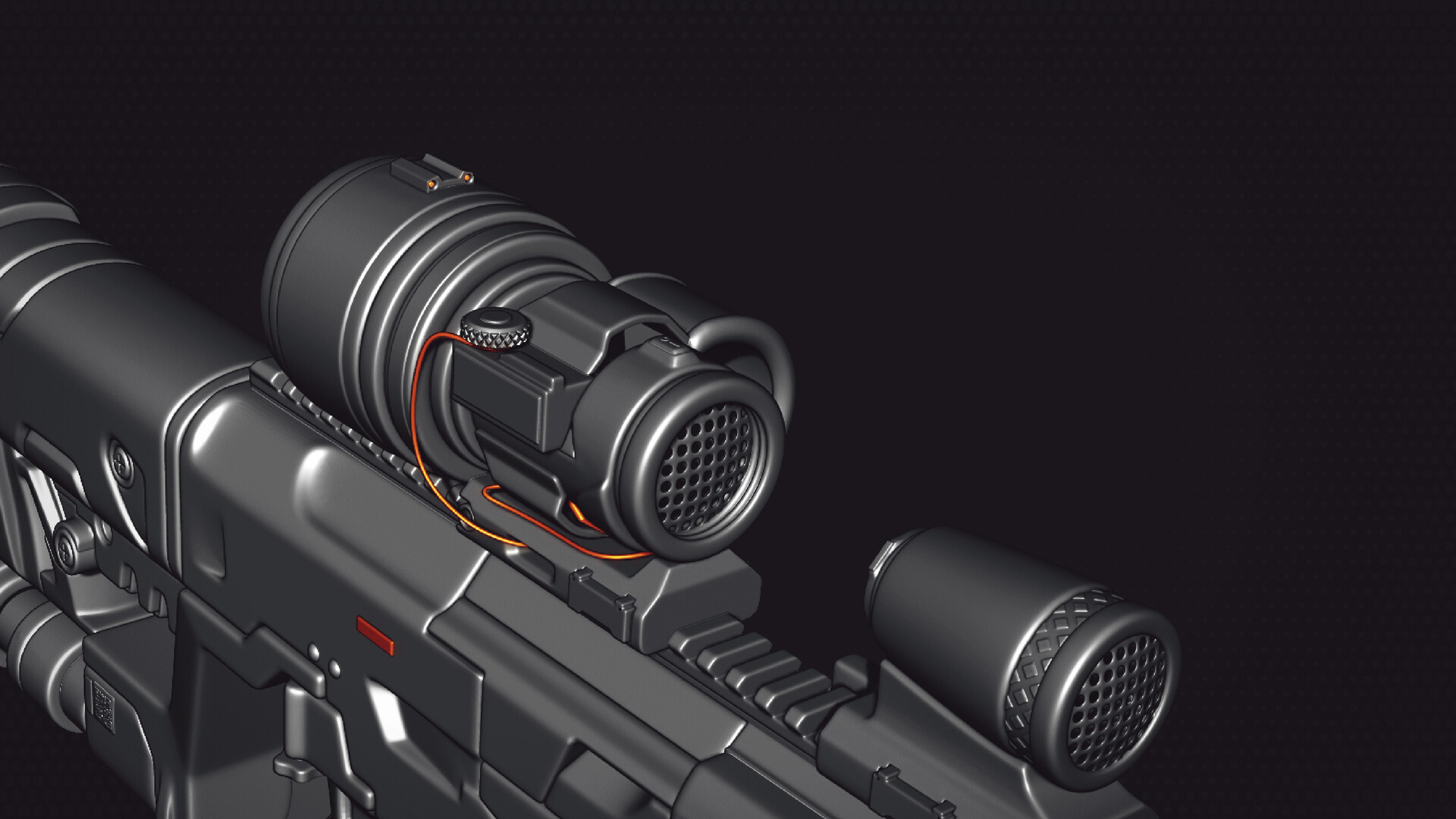 ArtStation - Futuristic weapon