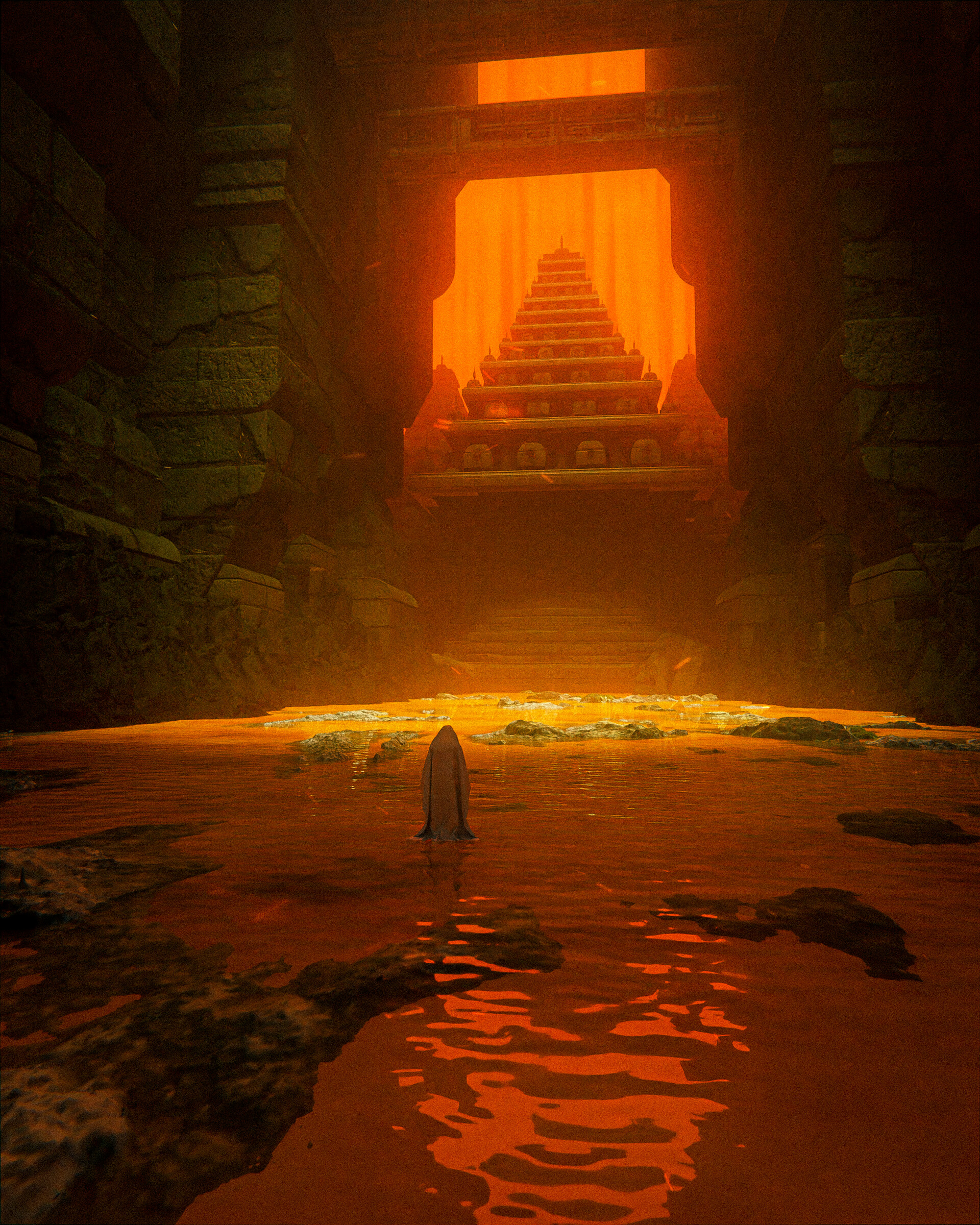 ArtStation - Red Temple