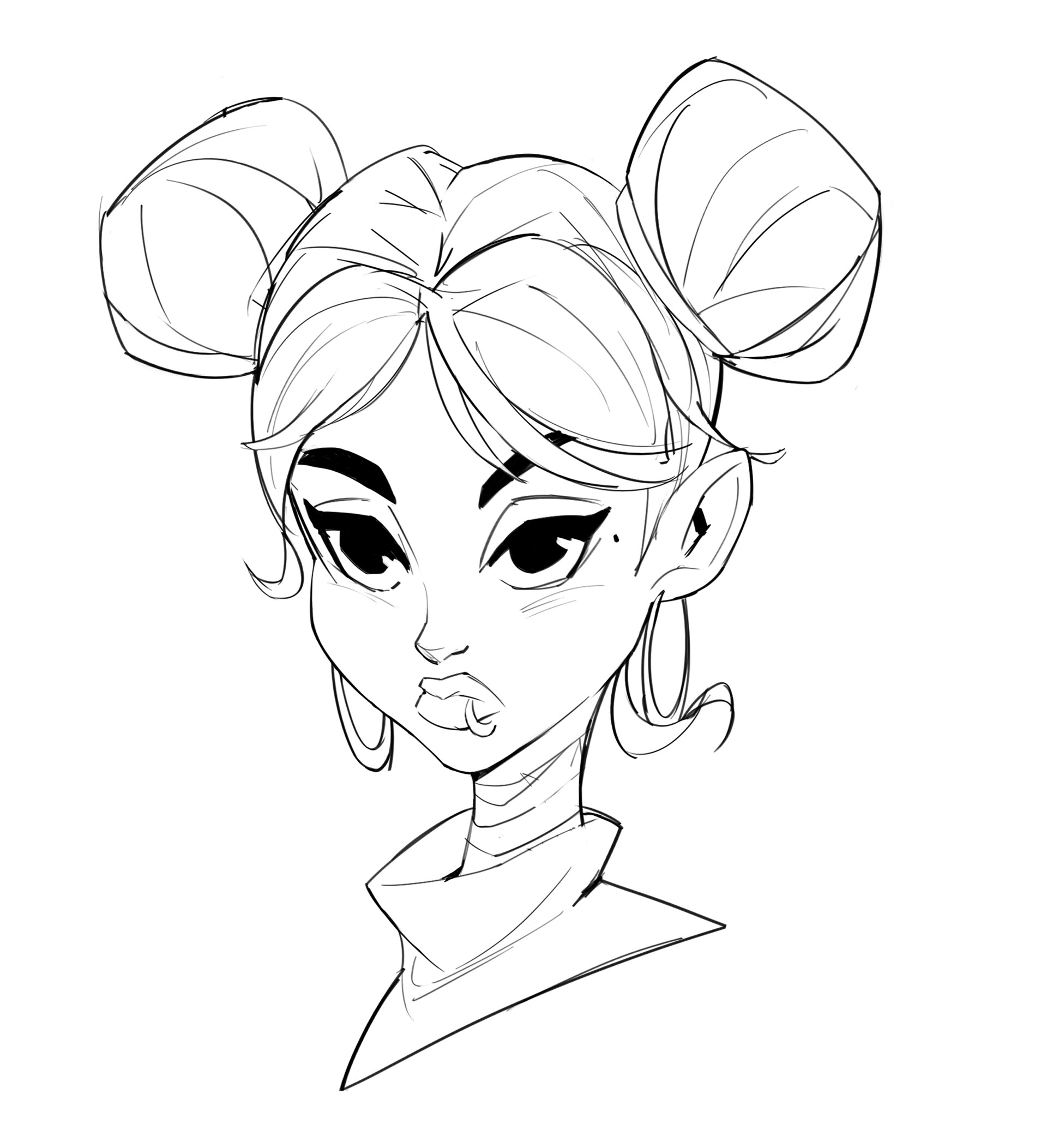 ArtStation - Head sketch