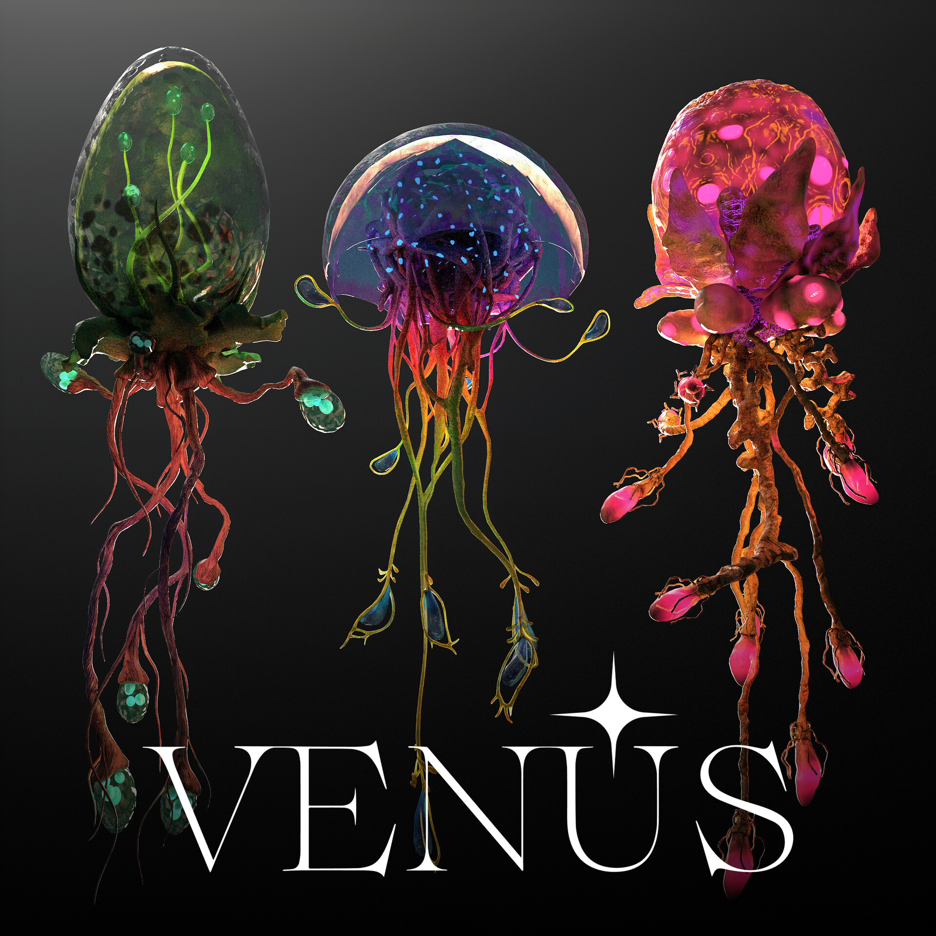 ArtStation - VENUS Metaverse - Jellyfish