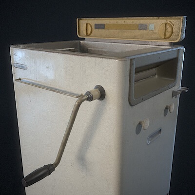 ArtStation - 80's Washing Machine