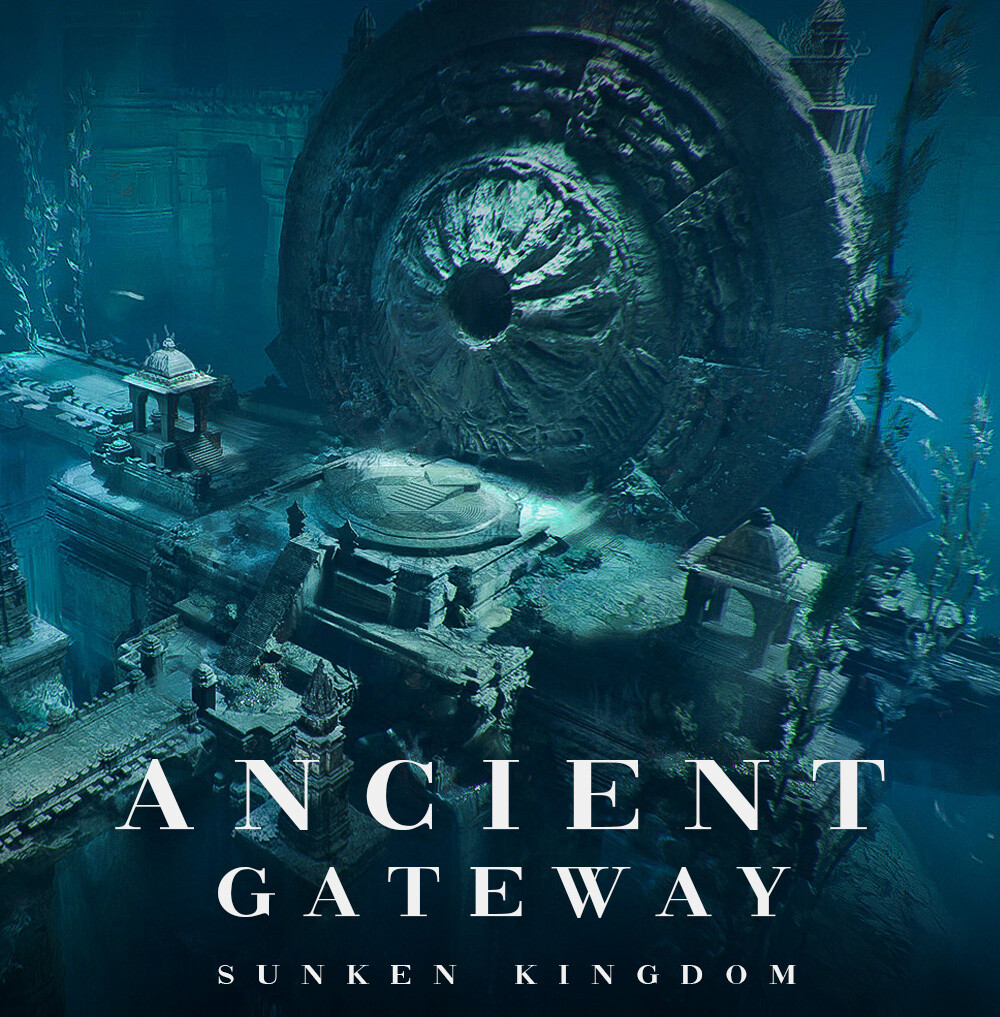 ArtStation - Sunken Kingdom - Submerged Civilization