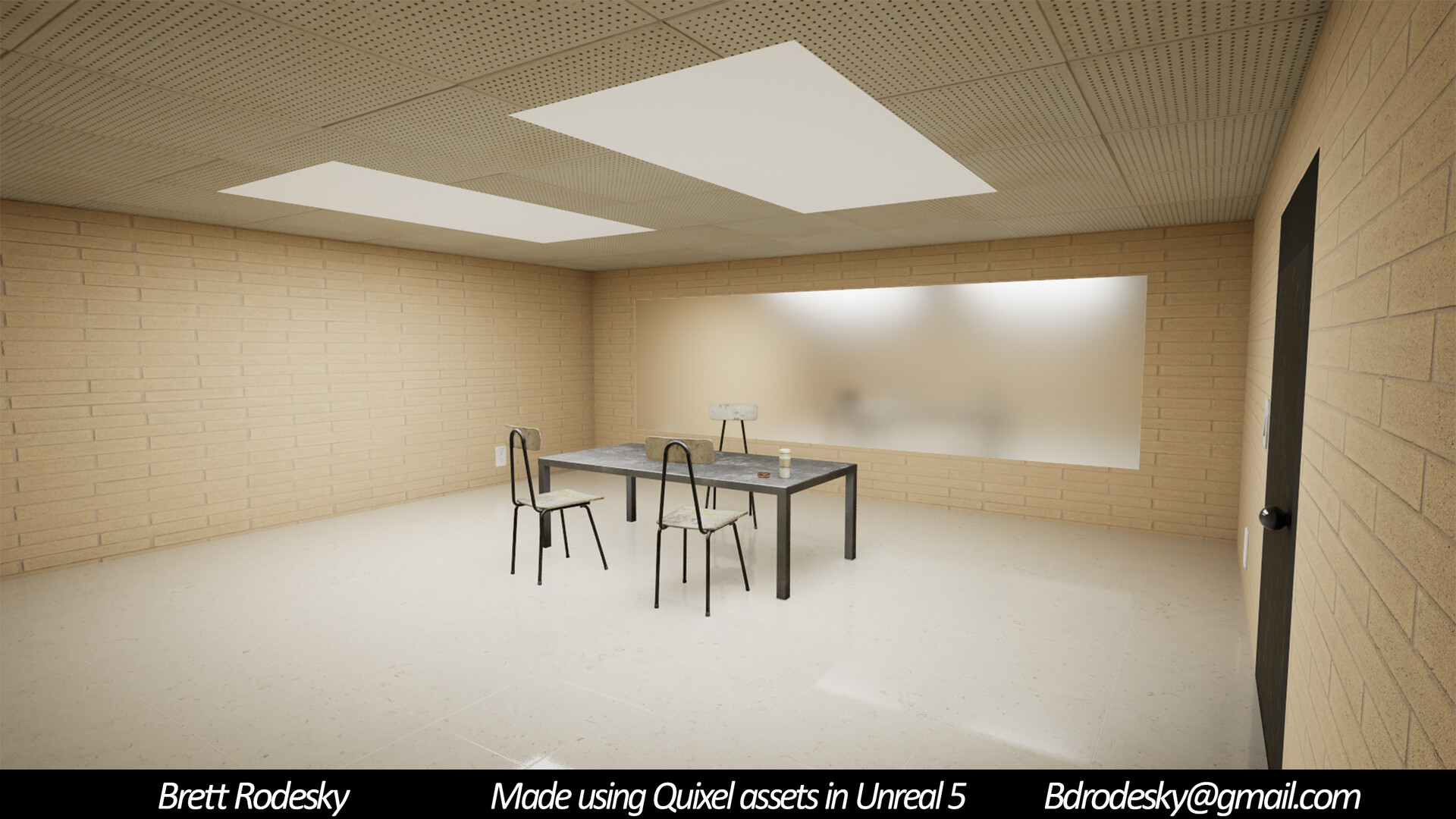 ArtStation - interrogation room