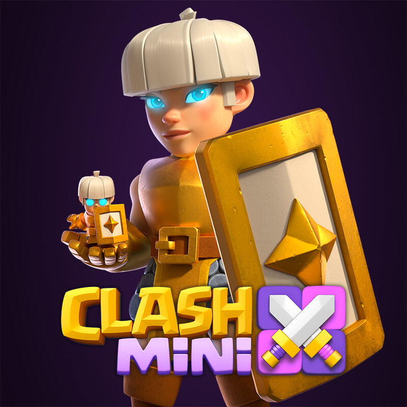 ArtStation - Clash Mini - Shield Maiden