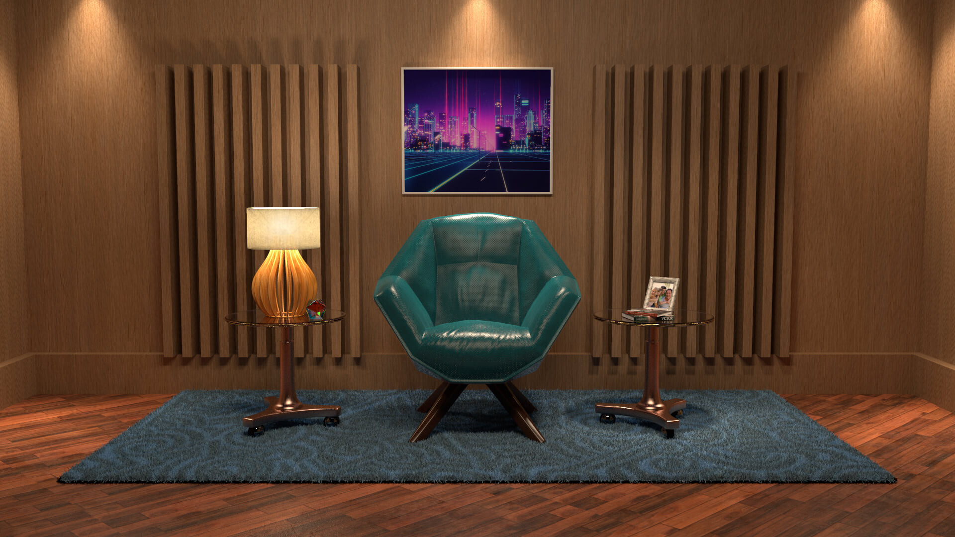 ArtStation - detailed room design with unique idea