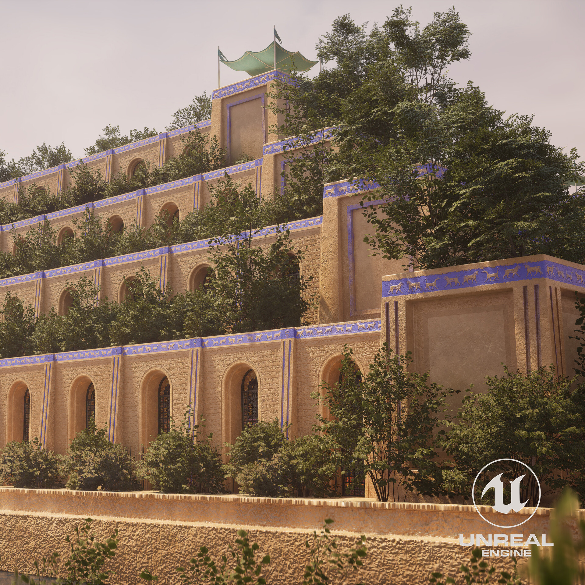 ArtStation - Babylon Hanging Gardens | WingFox
