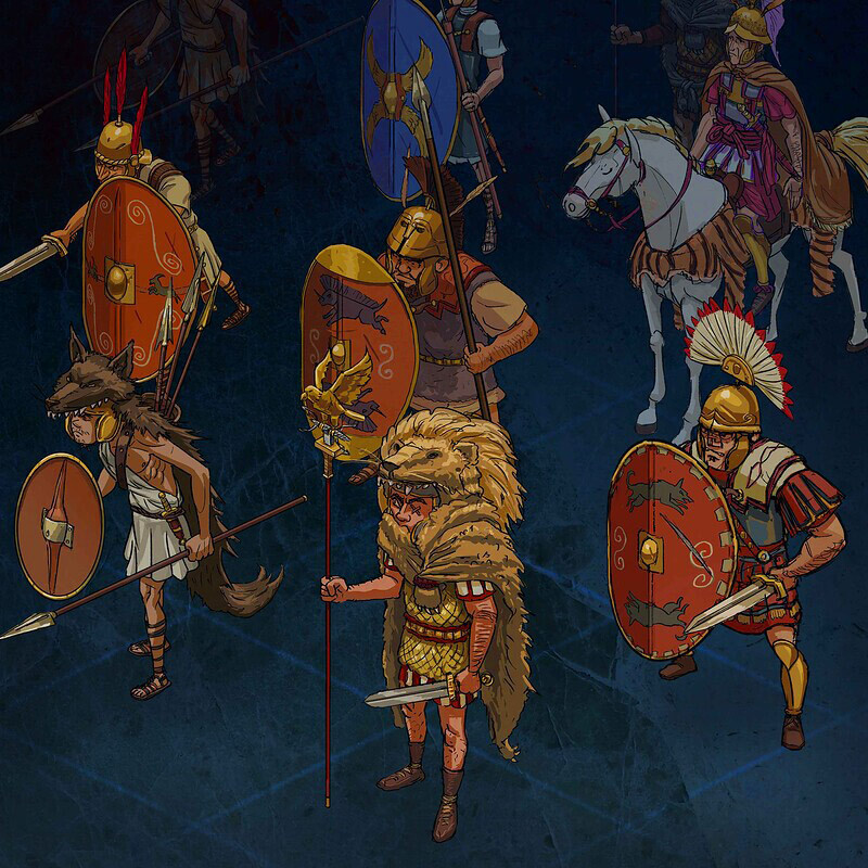 ArtStation - Punic Wars - Isometric Units