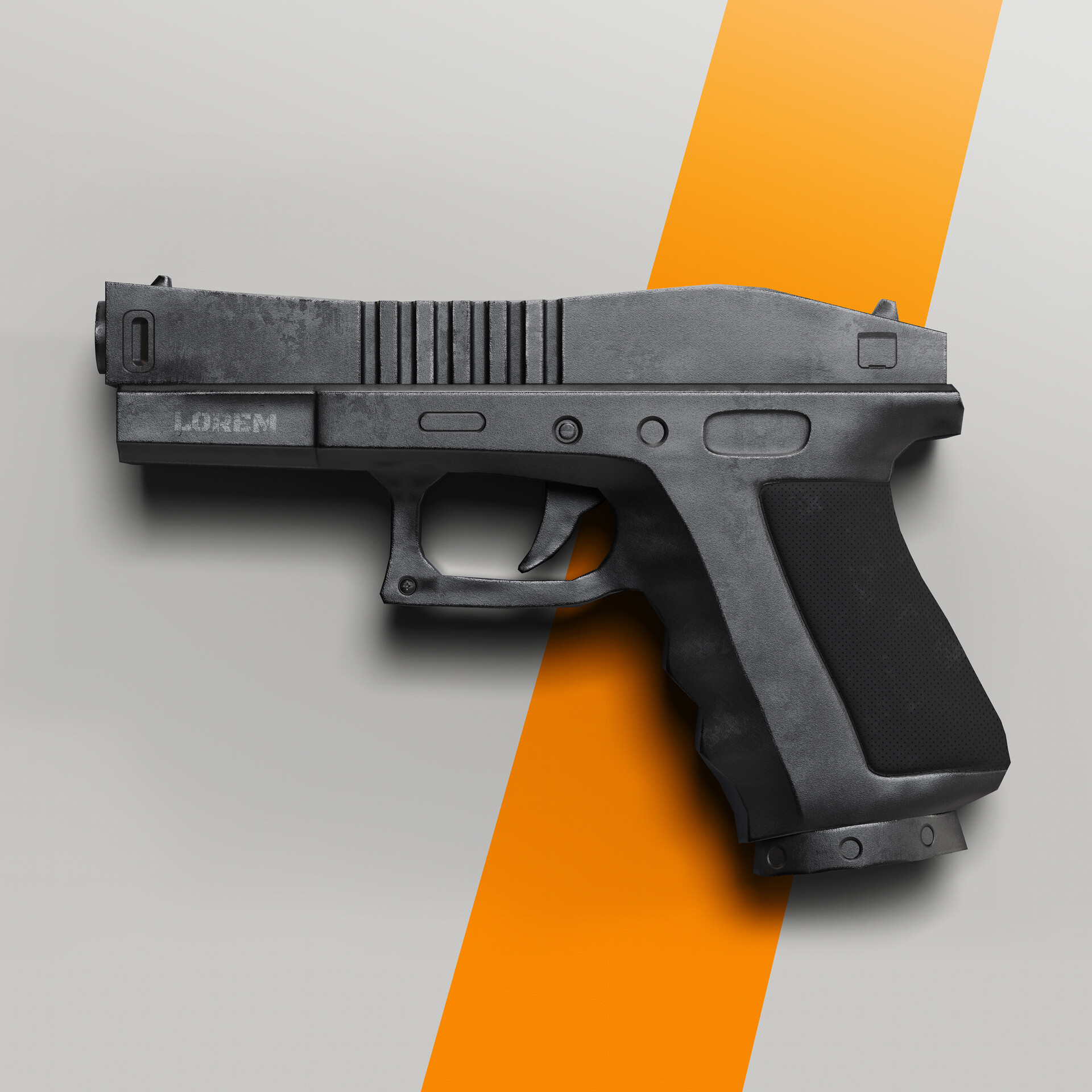 ArtStation - Lowpoly Gun