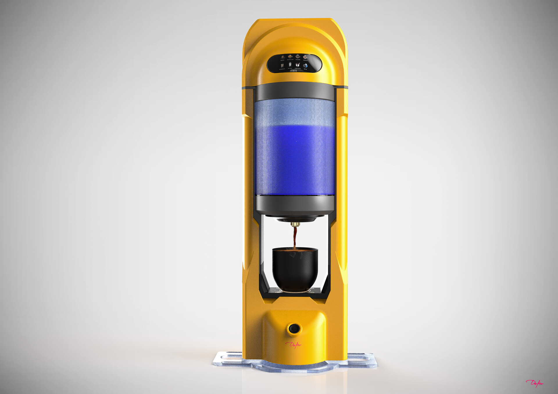 ArtStation - COFFE MACHINE DESING by DarMar