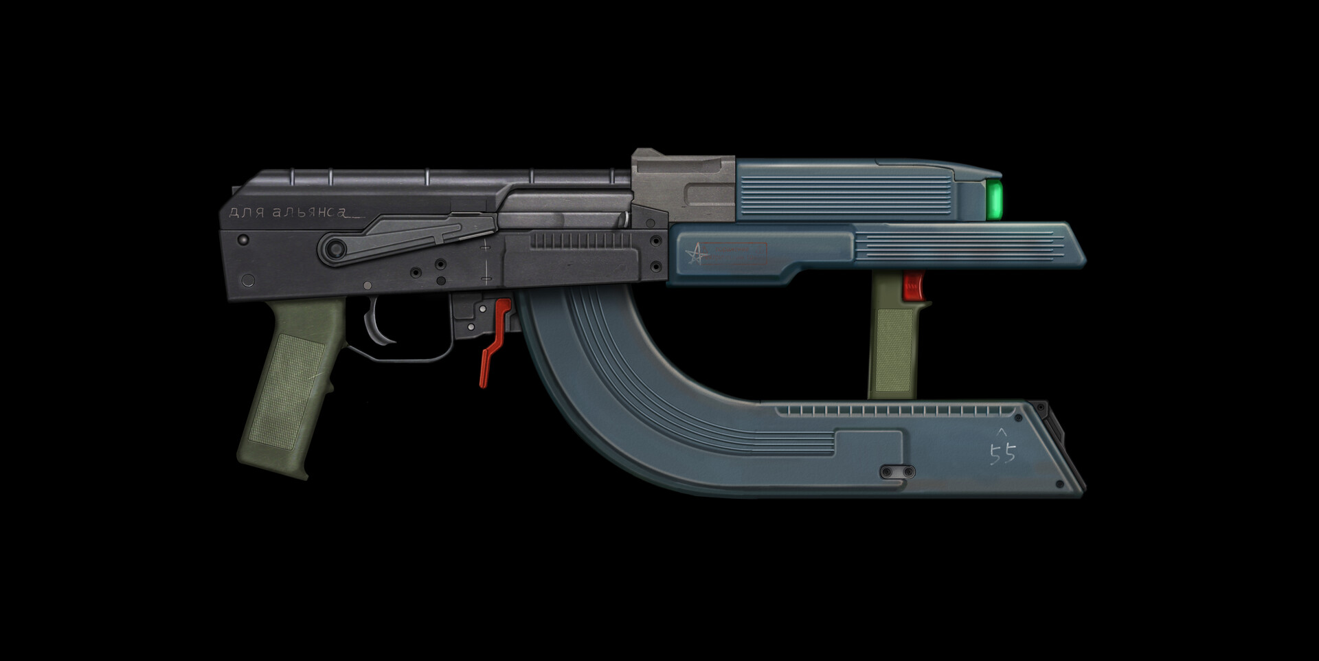 ArtStation - Red Alert Weapon—Laser.Kalashnikov