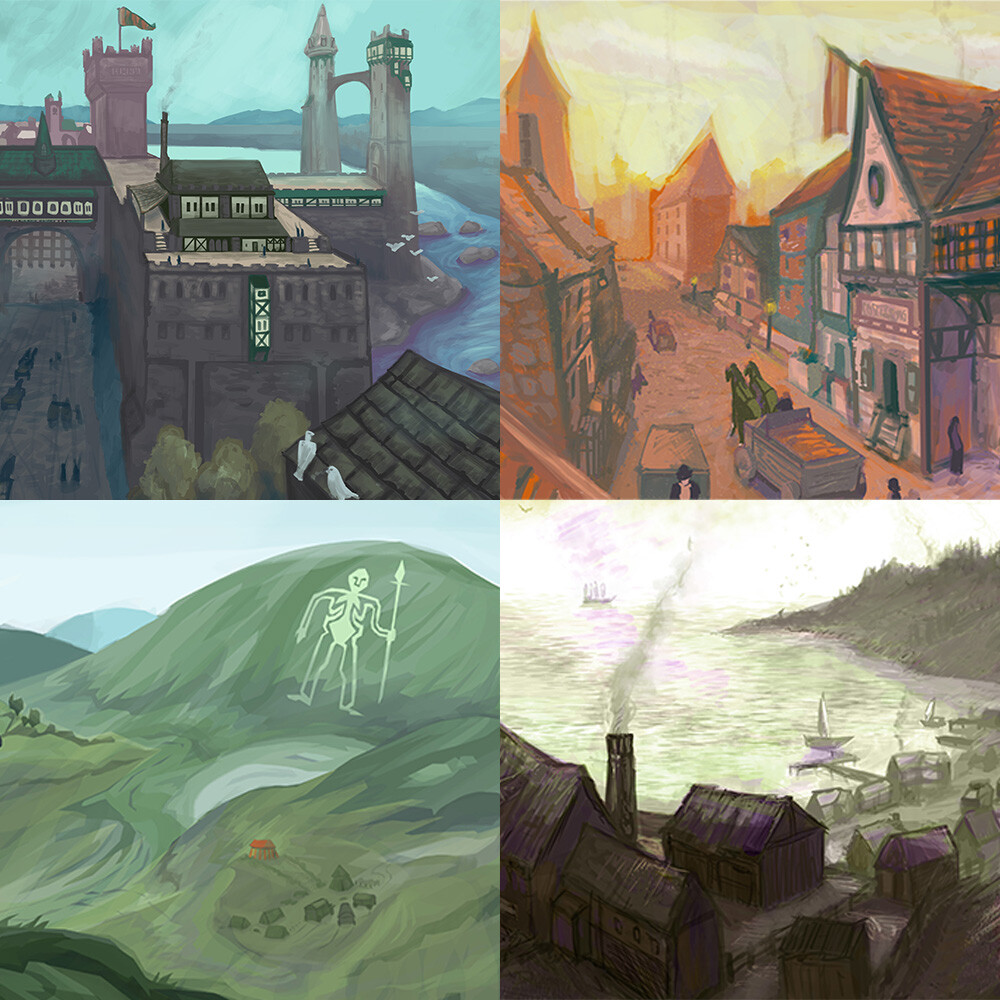 ArtStation - Tabletop Location Paints