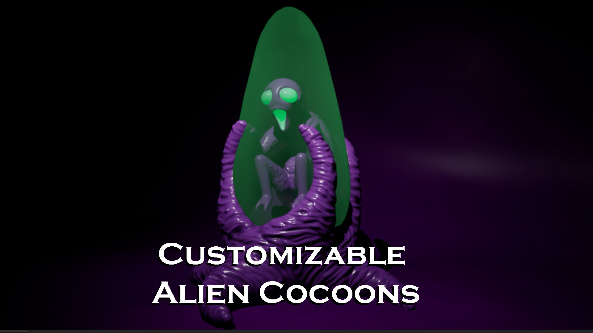 ArtStation - Customizable Alien Cocoons