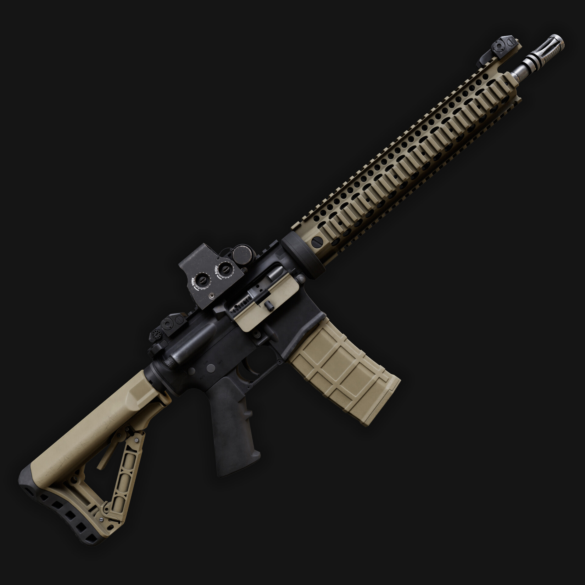 ArtStation - M4 with Holographic