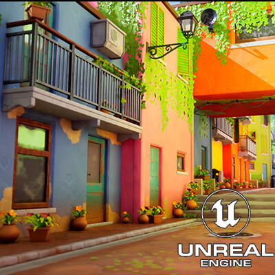 ArtStation - Stylised Street