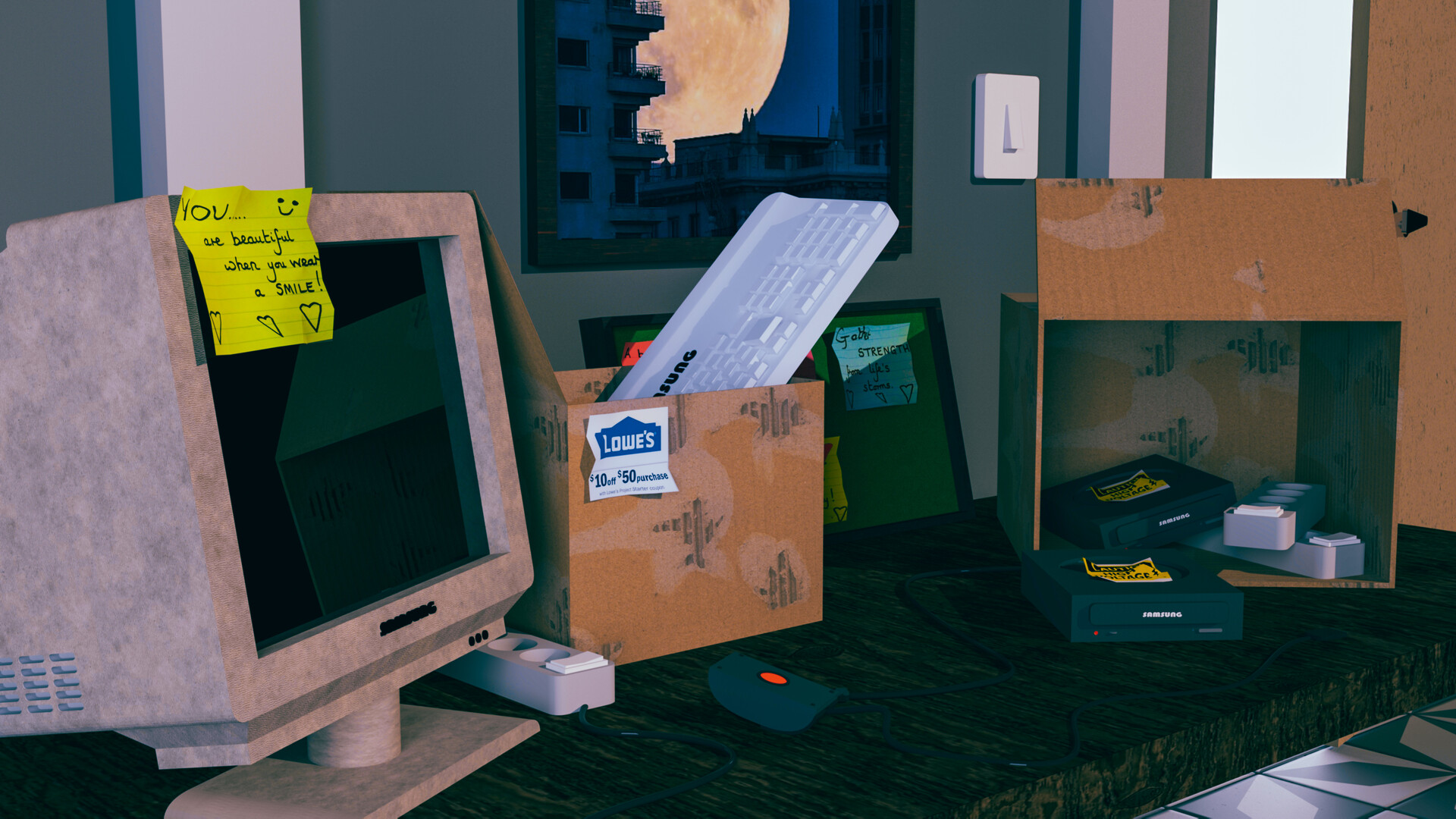 ArtStation - "Uncovering Vintage Tech: A 3D model of a classic computer ...