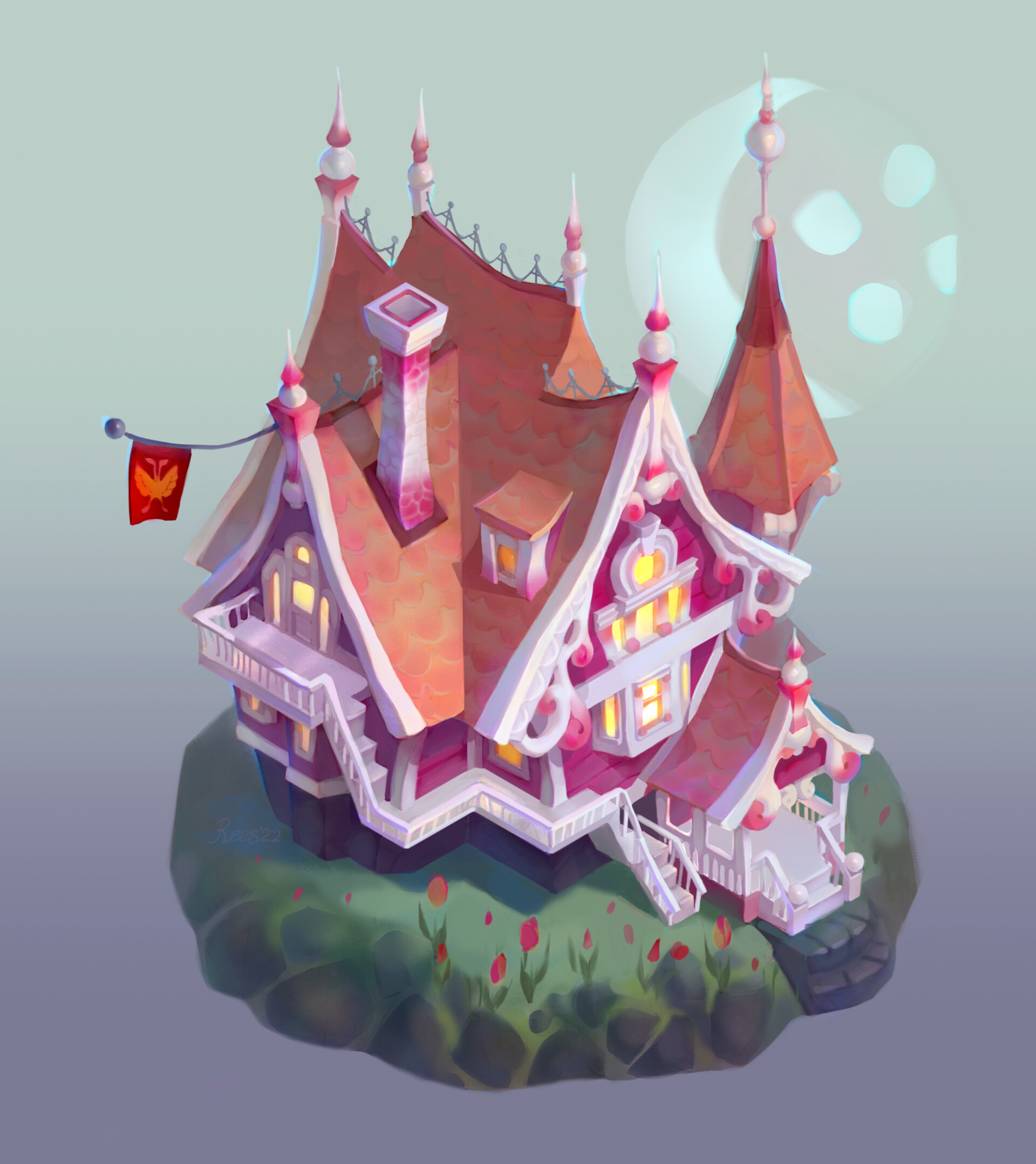 ArtStation - Pink Palace