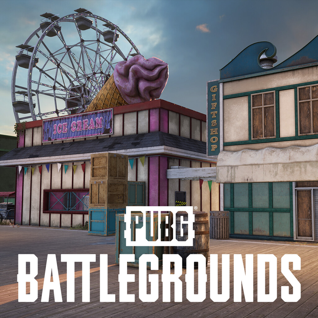 ArtStation - PUBG Battlegrounds Boardwalk Team Deathmatch Map