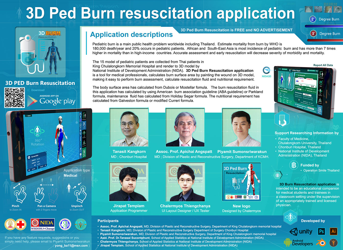 Chalermyos Thiengchanya - 3D Ped Burn Resuscitation application