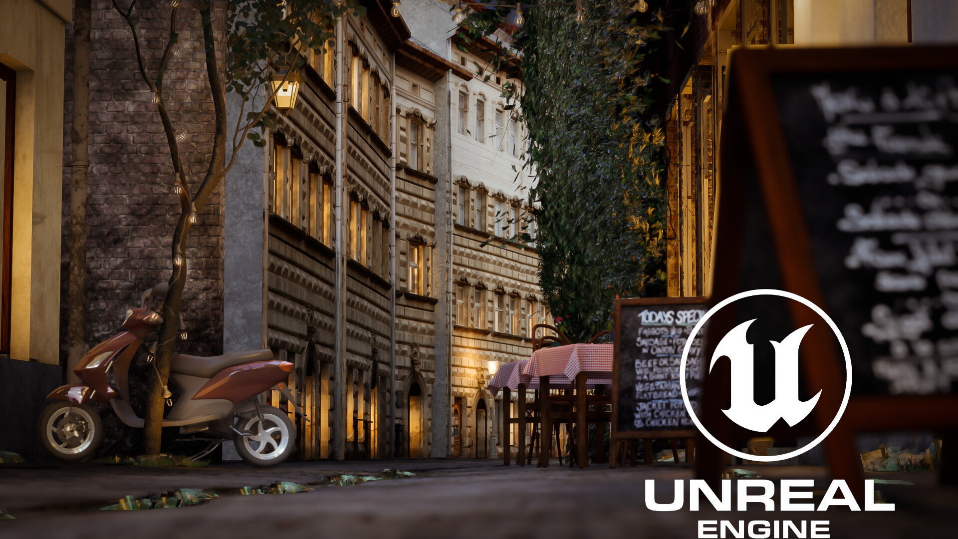 ArtStation - Unreal engine Town Street