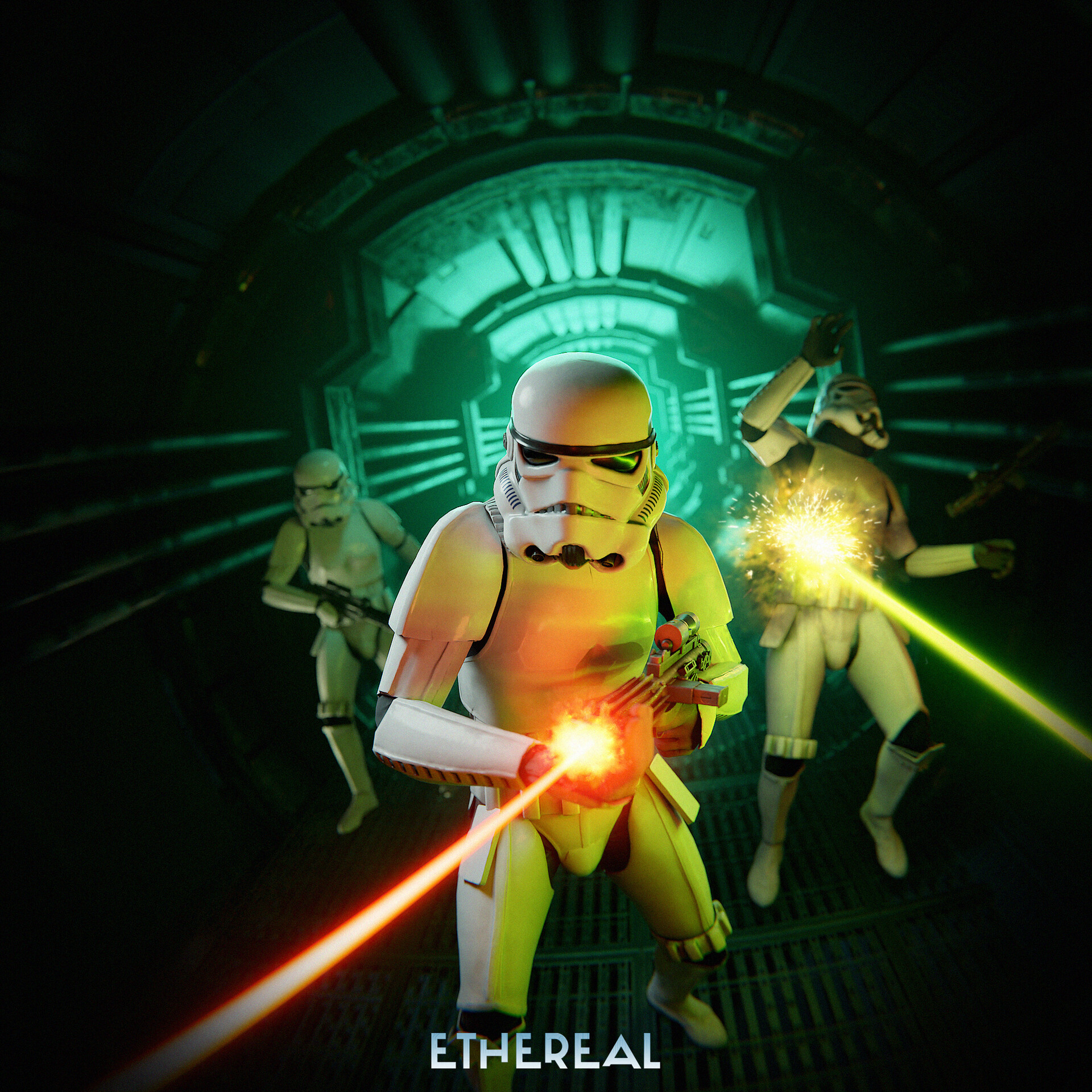 ArtStation - Star Wars: Dark Forces - Cover Remake
