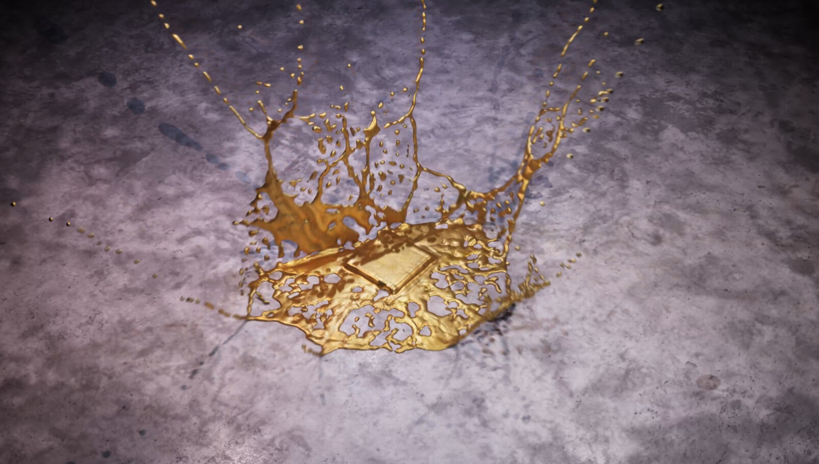 ArtStation - Liquid Crown Splash