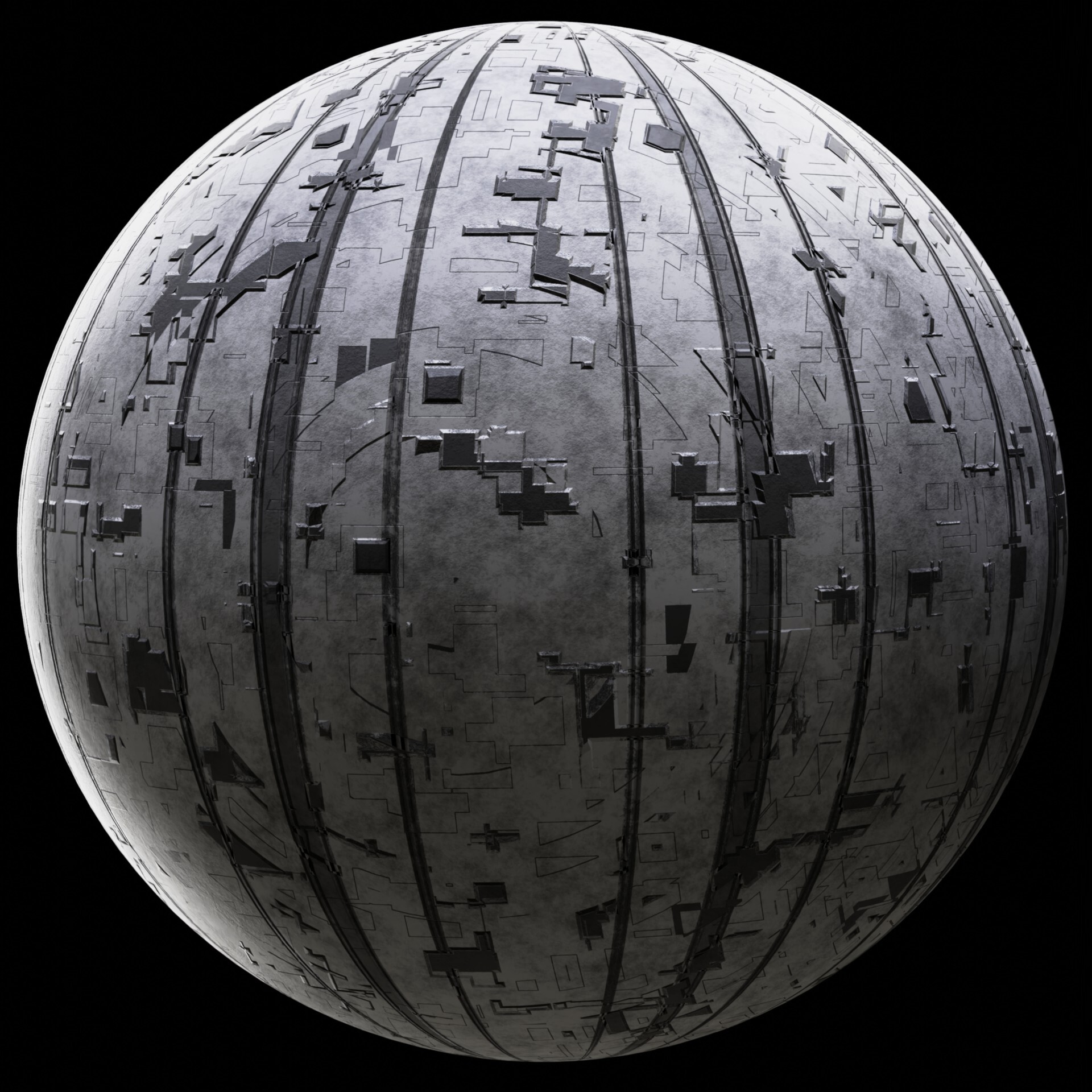 ArtStation - Procedural Sci-Fi Greeble Material (Blender Tutorial)