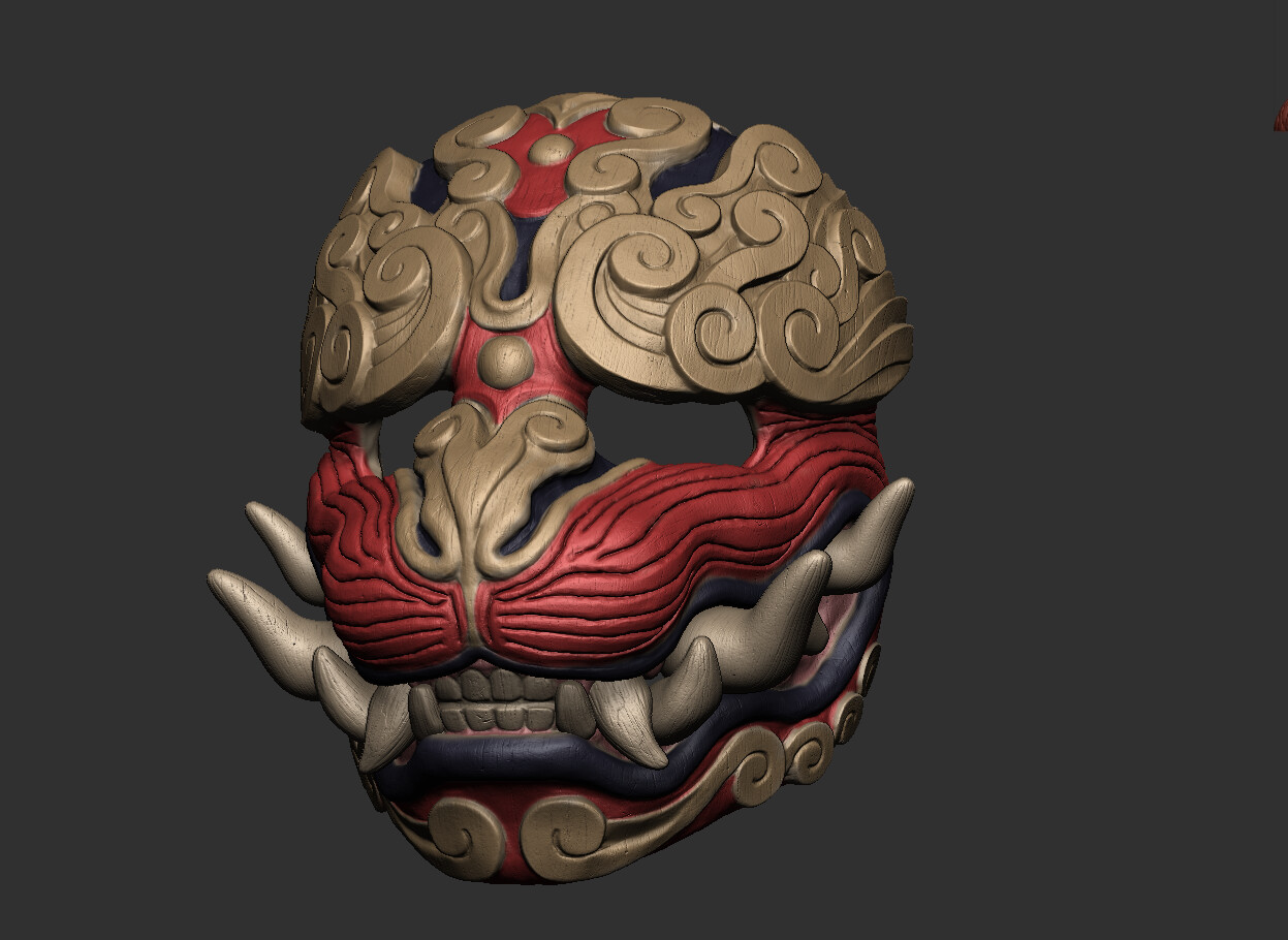 ArtStation - Lion of The Wind Mask