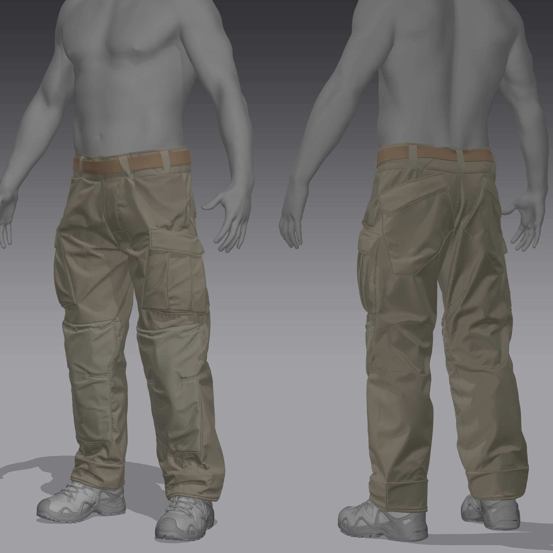 ArtStation - Military pants
