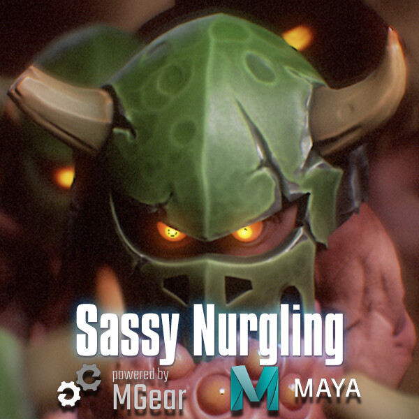ArtStation - Sassy Nurgling, mGear Maya Rig