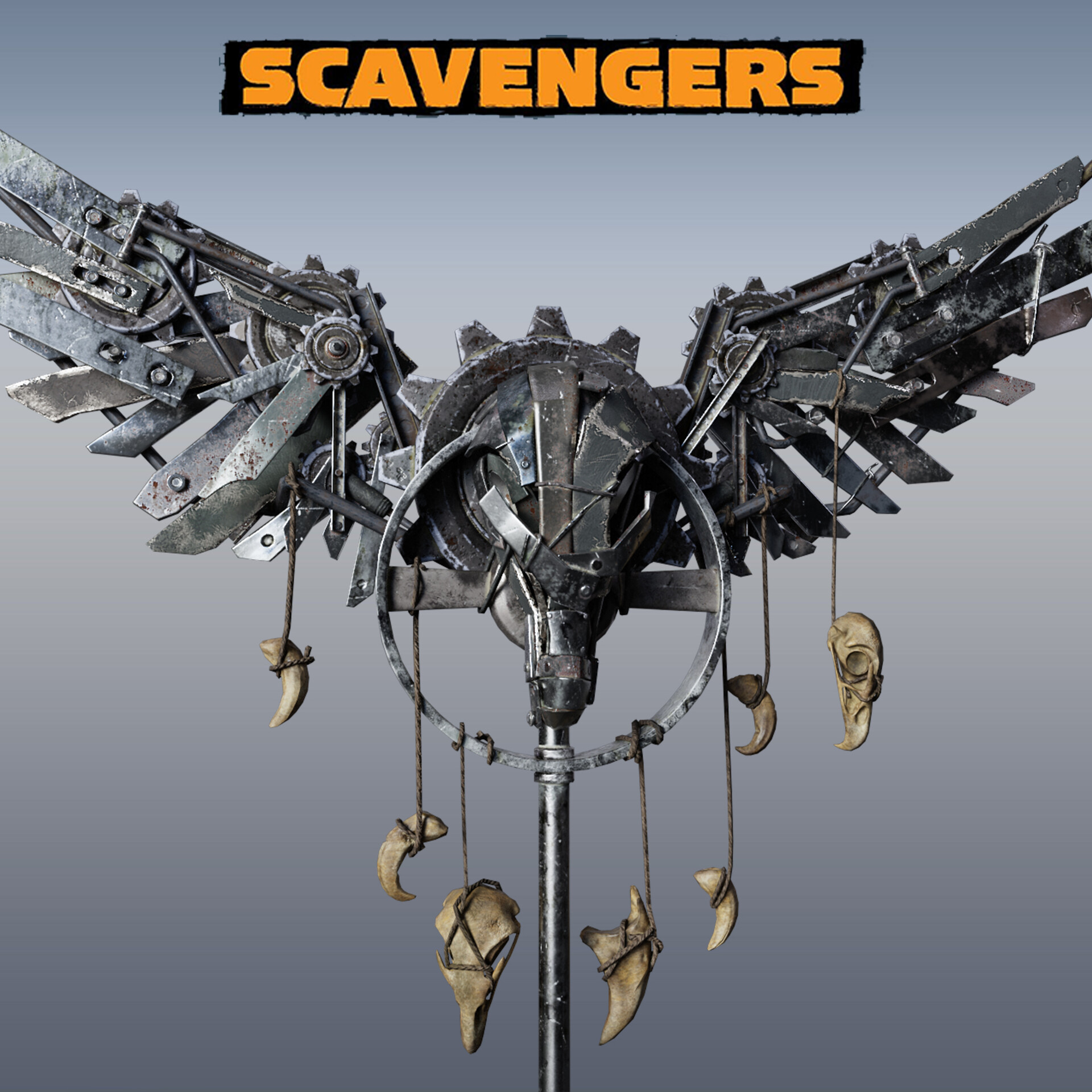 ArtStation - Scavengers - Eagle Prop Stands