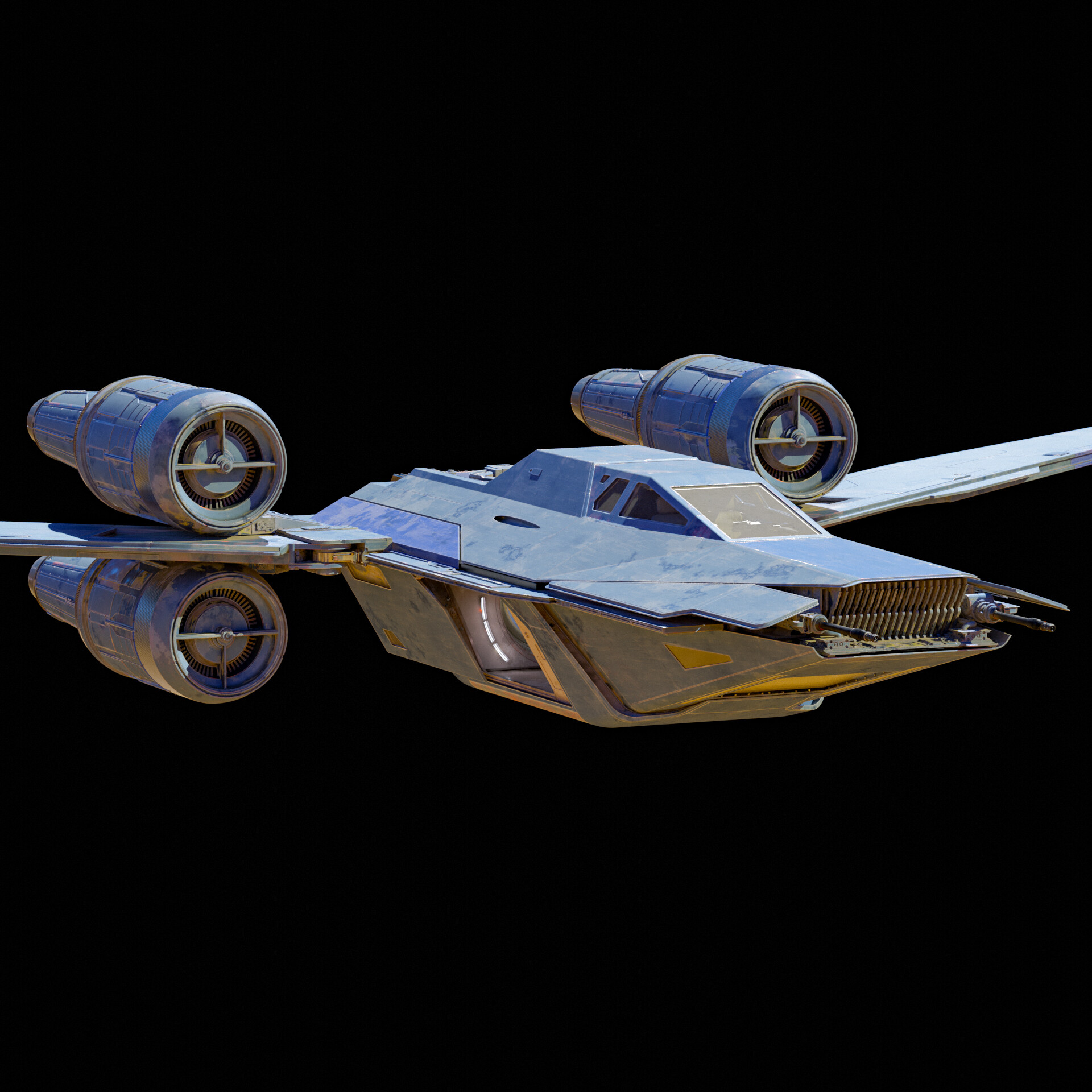 ArtStation - STAR WARS U-WING 3D MODEL