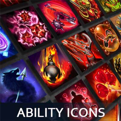 ArtStation - RPG Ability icons