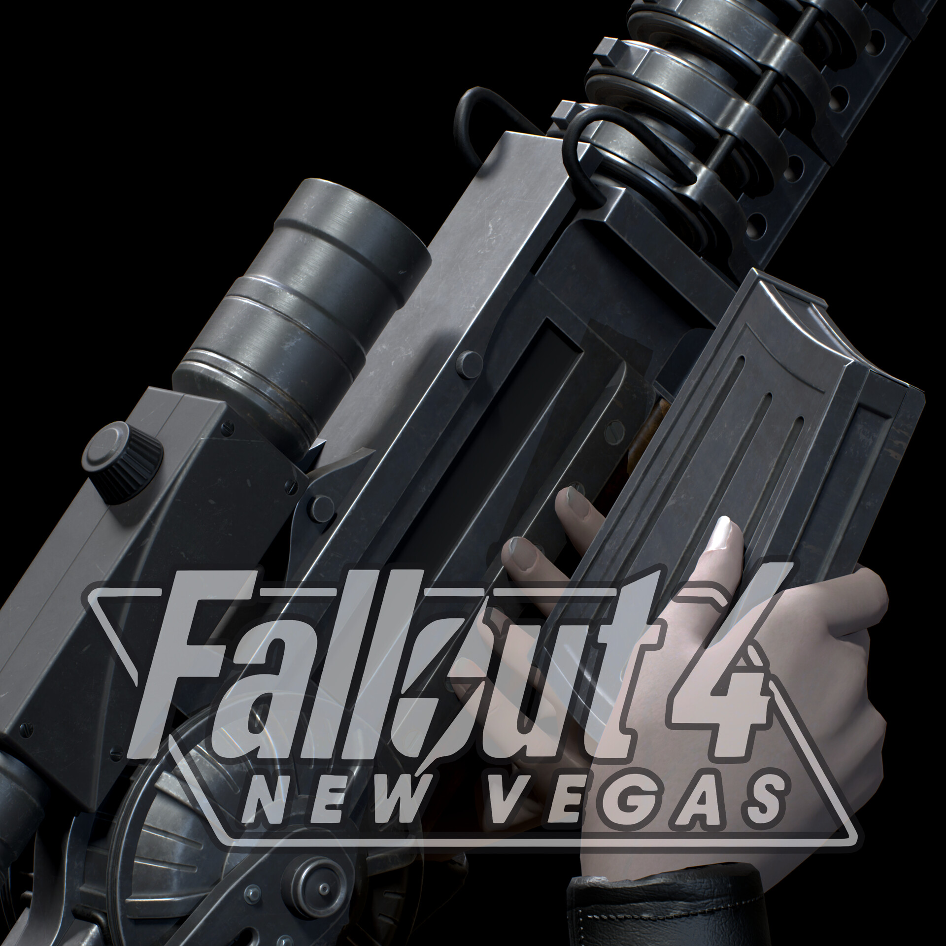 ArtStation - F4NV Gauss Rifle Animations