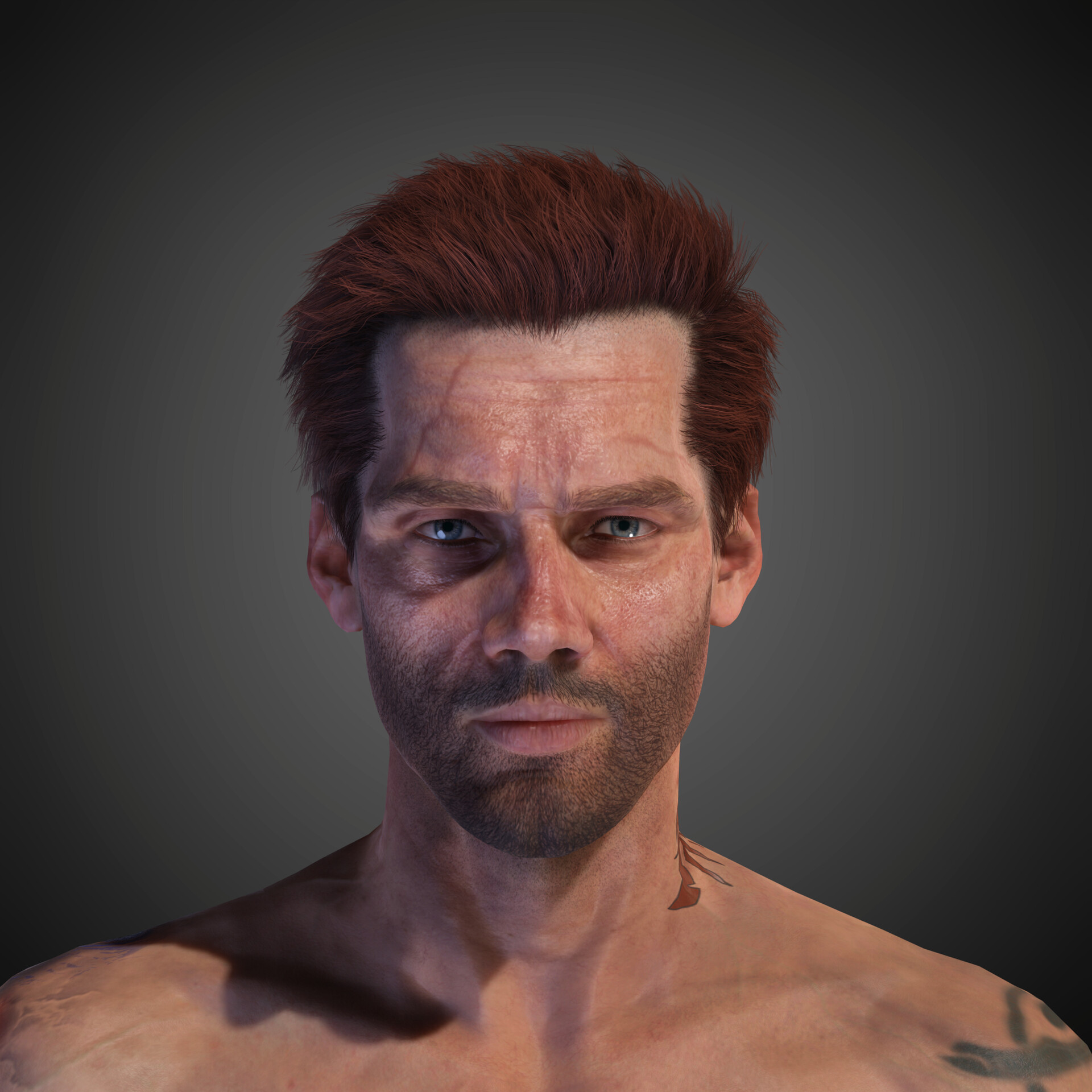 ArtStation - 3D Mad Man Character