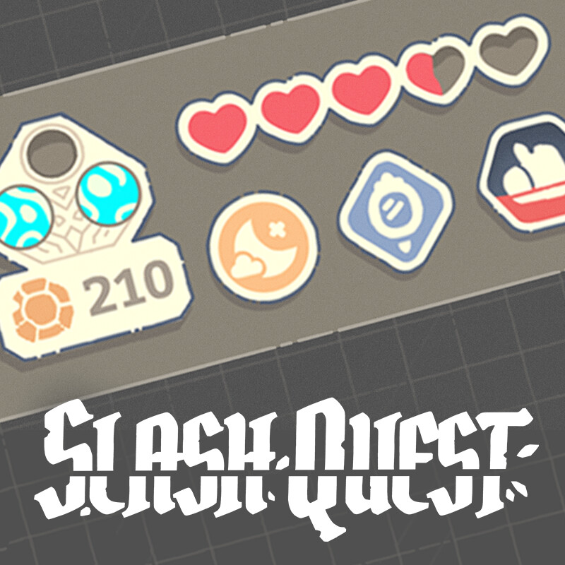 ArtStation - Slash Quest - UI