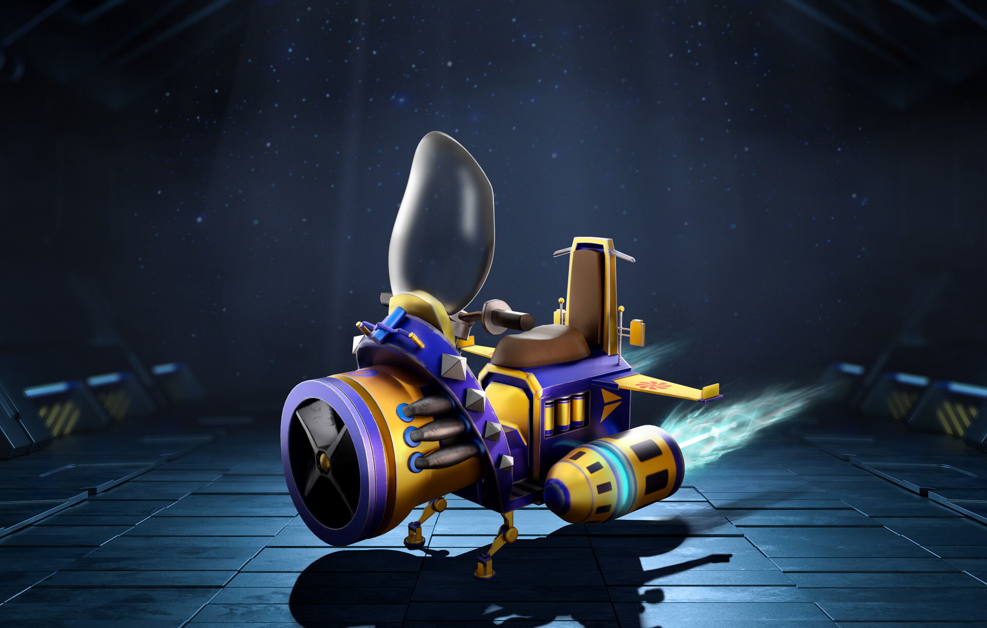 ArtStation - Futuristic Boss Vehicle