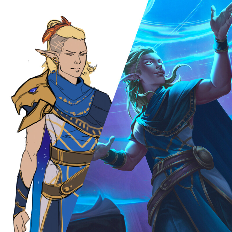 ArtStation - Vyr'regalle - DnD Commission