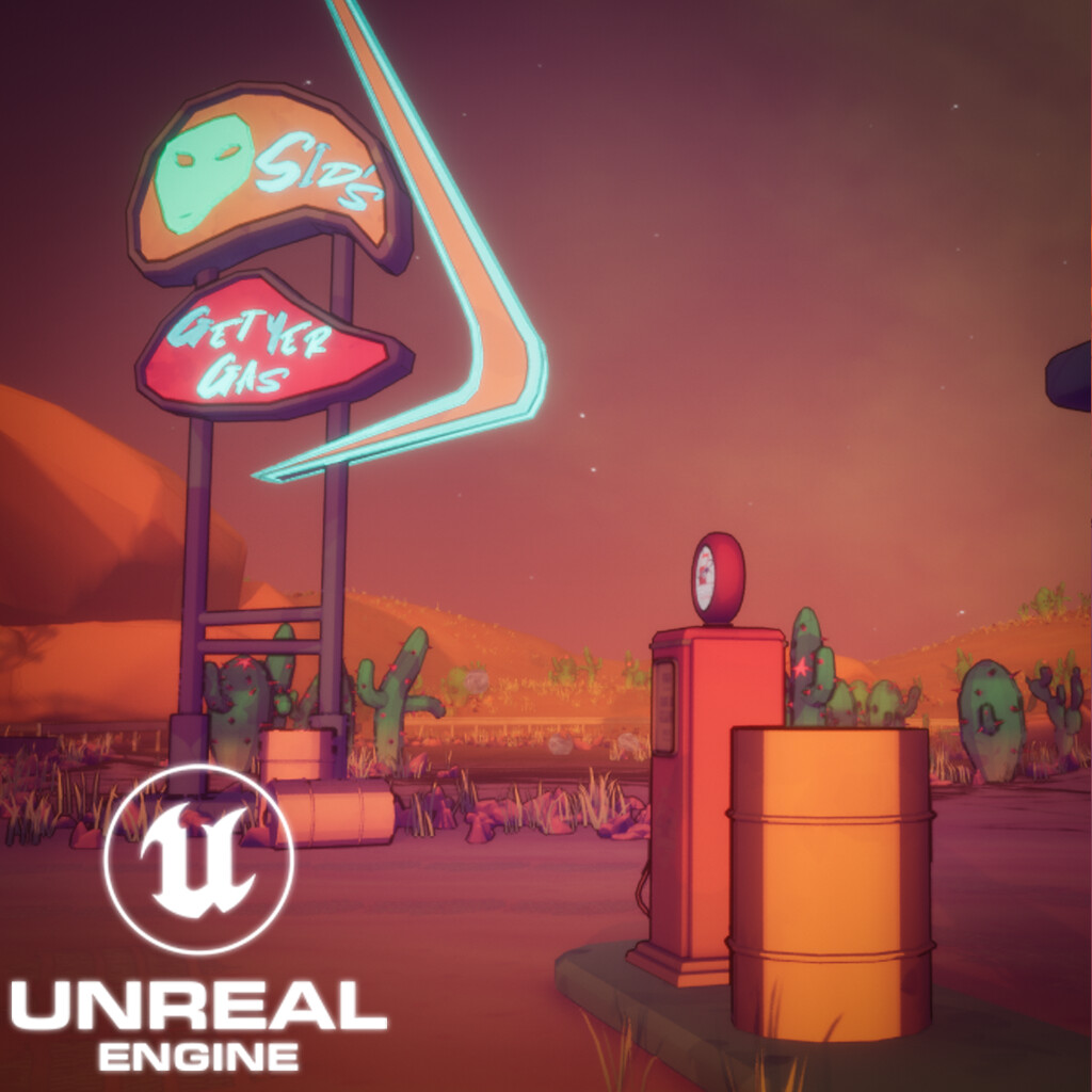 ArtStation - Sid's Shortstop - 3D Realtime Environment