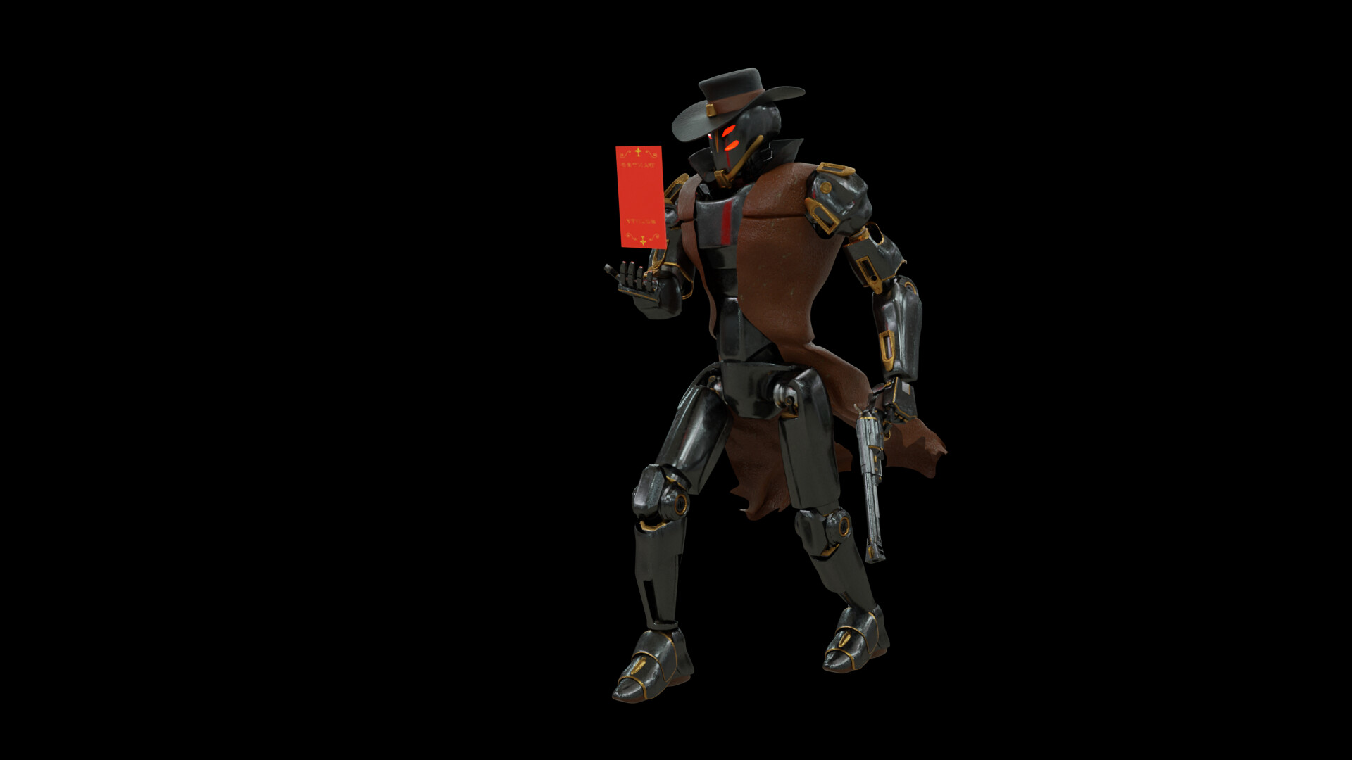 ArtStation - robot cowboy concept [old version]