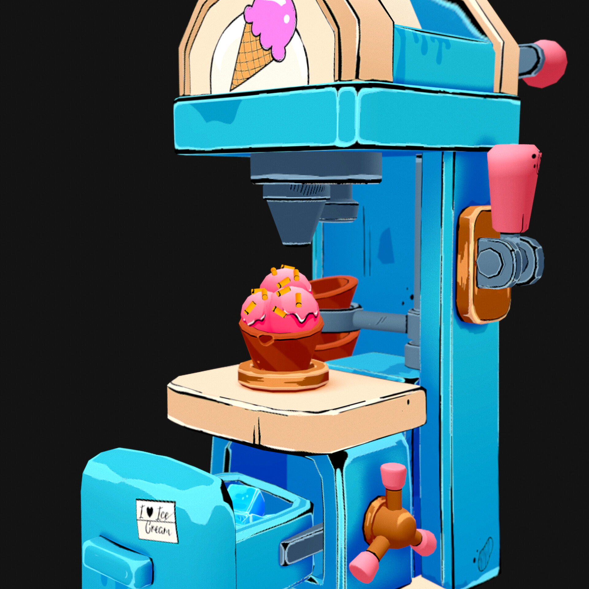 ArtStation - Ice cream maker