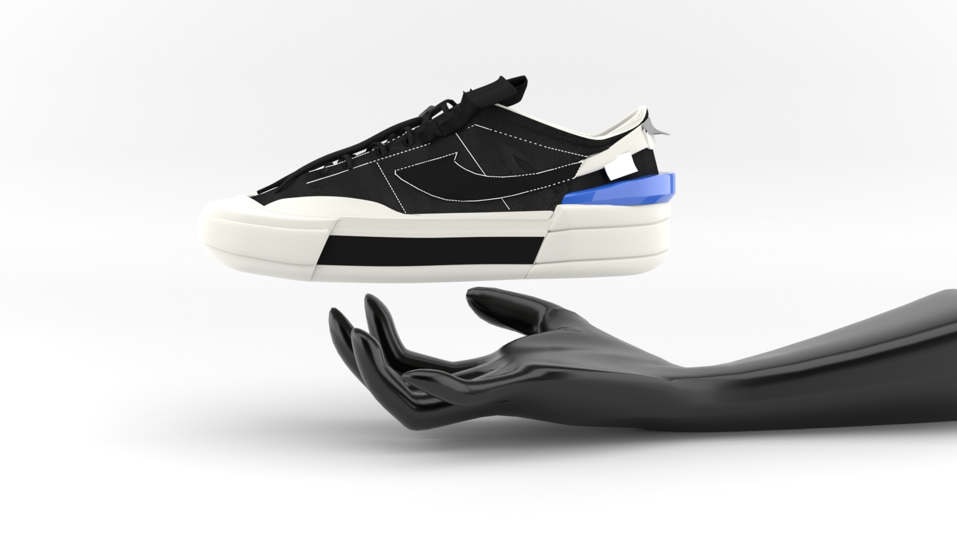 ArtStation - Sneaker Exploration - COMPASS Shoes Indonesia PROTO 2