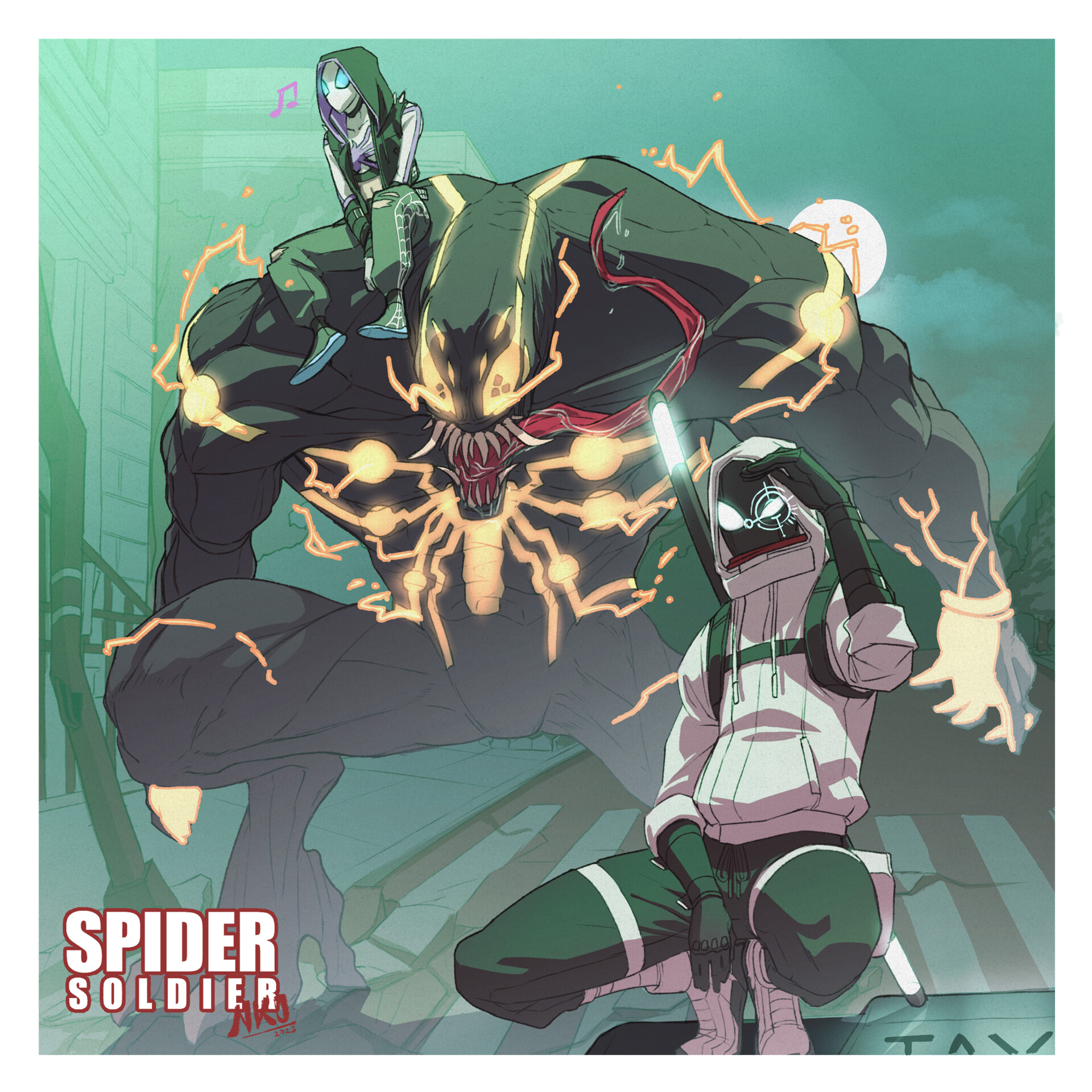 ArtStation - Spider-Soldier (My Spidersona Design)